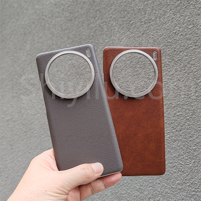 For VIVO X100 X100S Pro Case Slim Simple Premium Leather Frameless ...