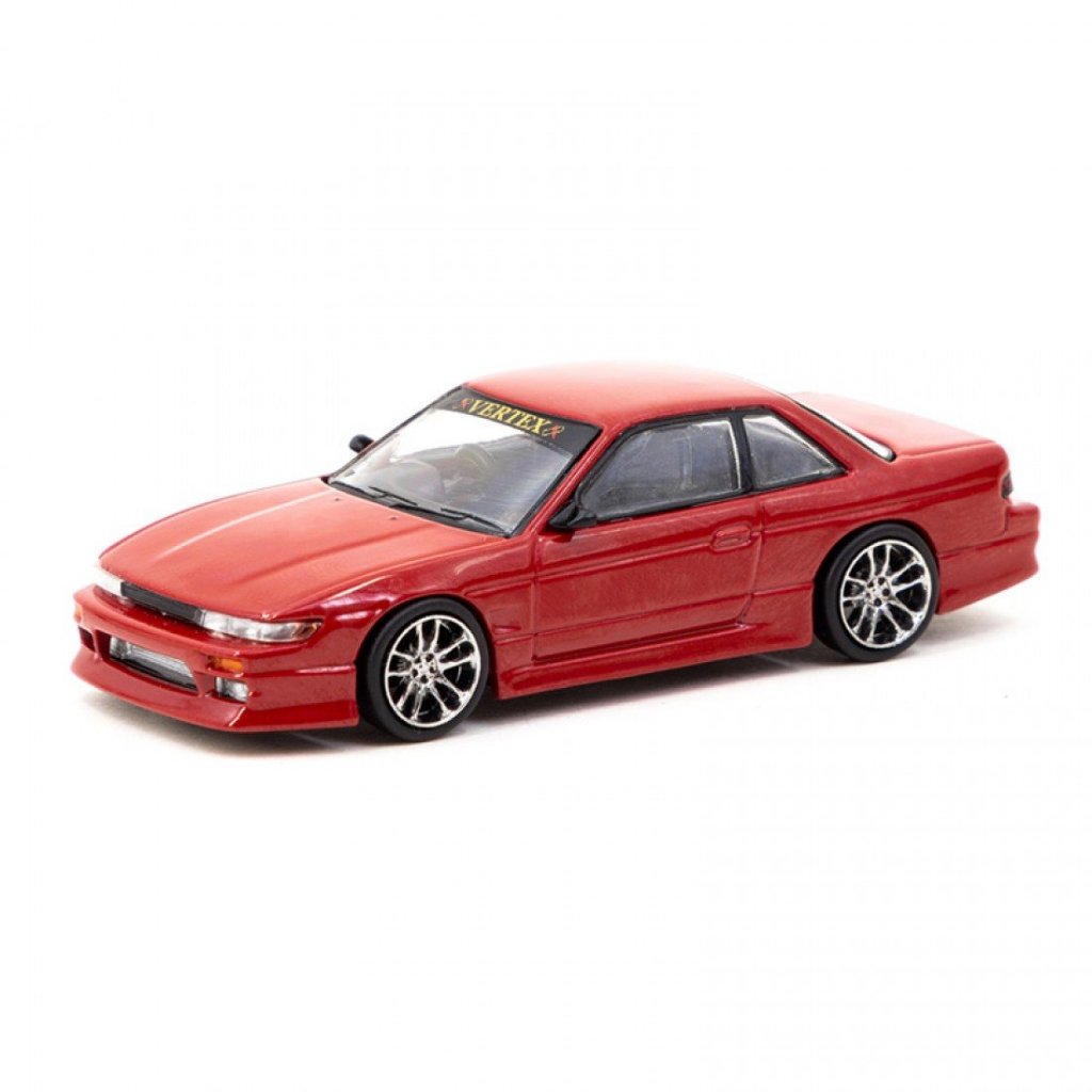 Tarmac Works T64G-025-RE 1/64 VERTEX NISSAN SILVIA S13 RED METALLIC ...