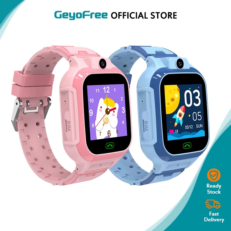 GeyoFree 2024 New Kids Smart Watch Phone 4G SeTracker2 Video Call GPS Tracker SOS Call | Shopee ...