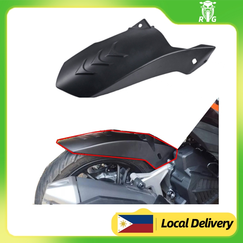 RGMOTOR Motorcycle Rear Tire Hugger Fender Mudguard Splash Guard ...