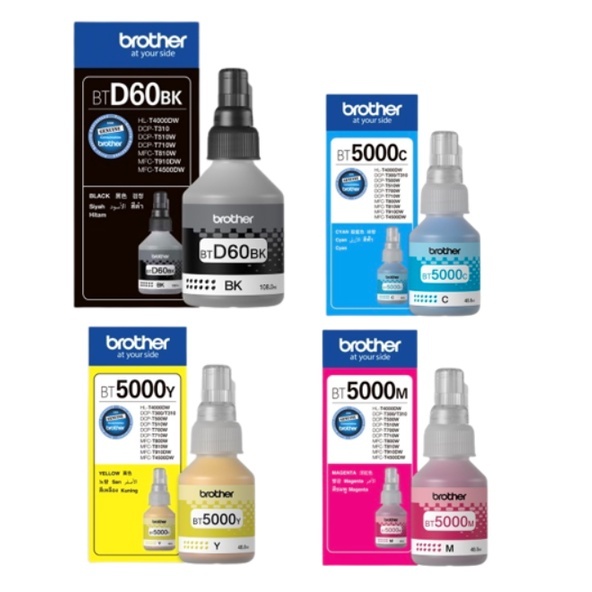 Genuine Brother BTD60BK BT5000 Ink Original DCP-T220 DCP-T310 DCP-T420W ...