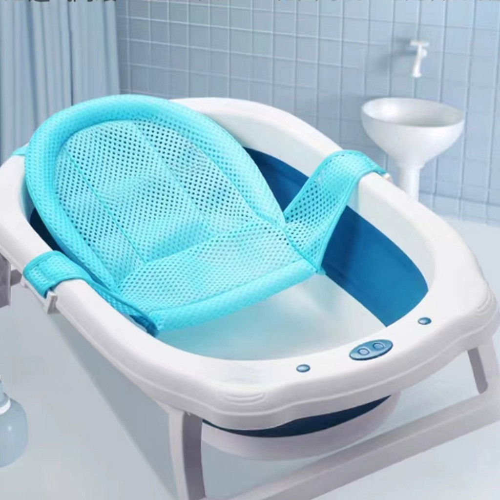 1 Piece Baby 4 Buckle T-Shaped Bath Net 0-18 Months Baby Use-Baby ...