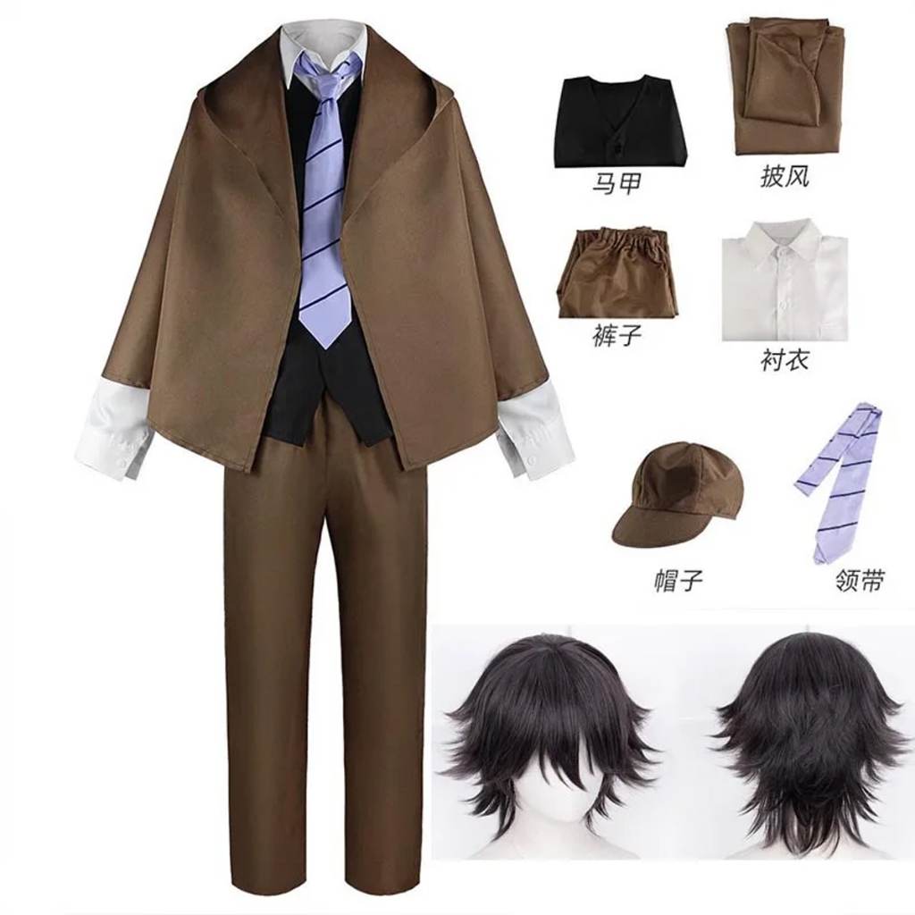 Edogawa Ranpo cosplay Costume Detective Uniform Suit Edogawa Rampo ...