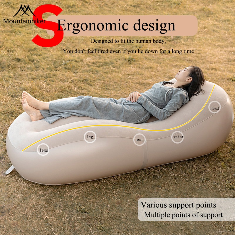 MOUNTAINHIKER Automatic Inflatable Air Lounge Sofa | with Built-in Air ...