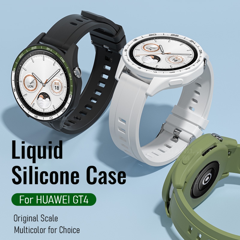 Liquid Silicone Soft Case for HUAWEI Watch GT4 46mm Watch Case Original ...