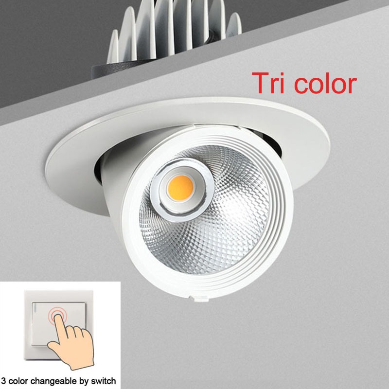 Adjustable LED Ceiling Spot Light Fixture 220V Indoor Lighting \ Led ...
