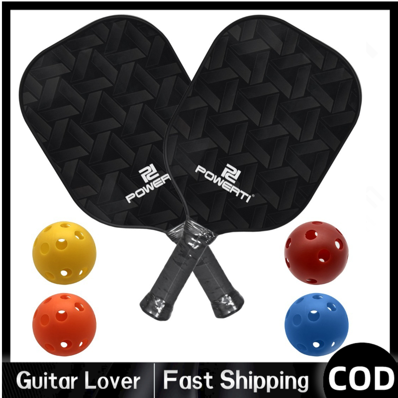 [2 Paddles & 4 Balls] Pickleball Paddle Ping Pong Tennis Pickle Ball ...