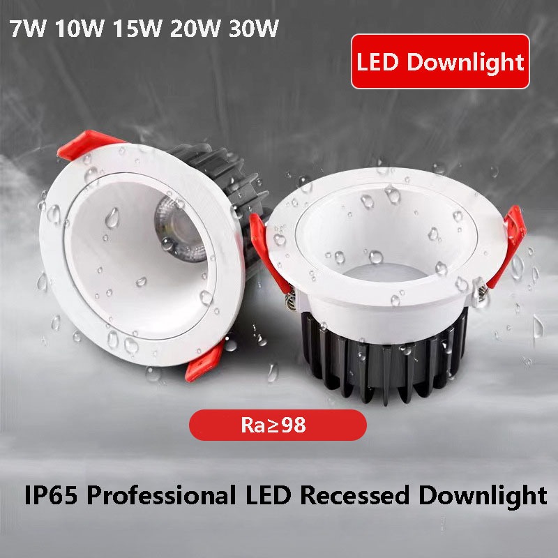 IP54 Waterproof Downlight LED Recessed Down Light Bathroom Ceiling ...