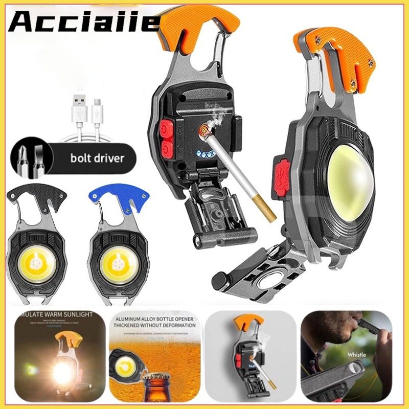 Acciaiie keychain flashlight rechargeable led flashlight rechargeabl ...