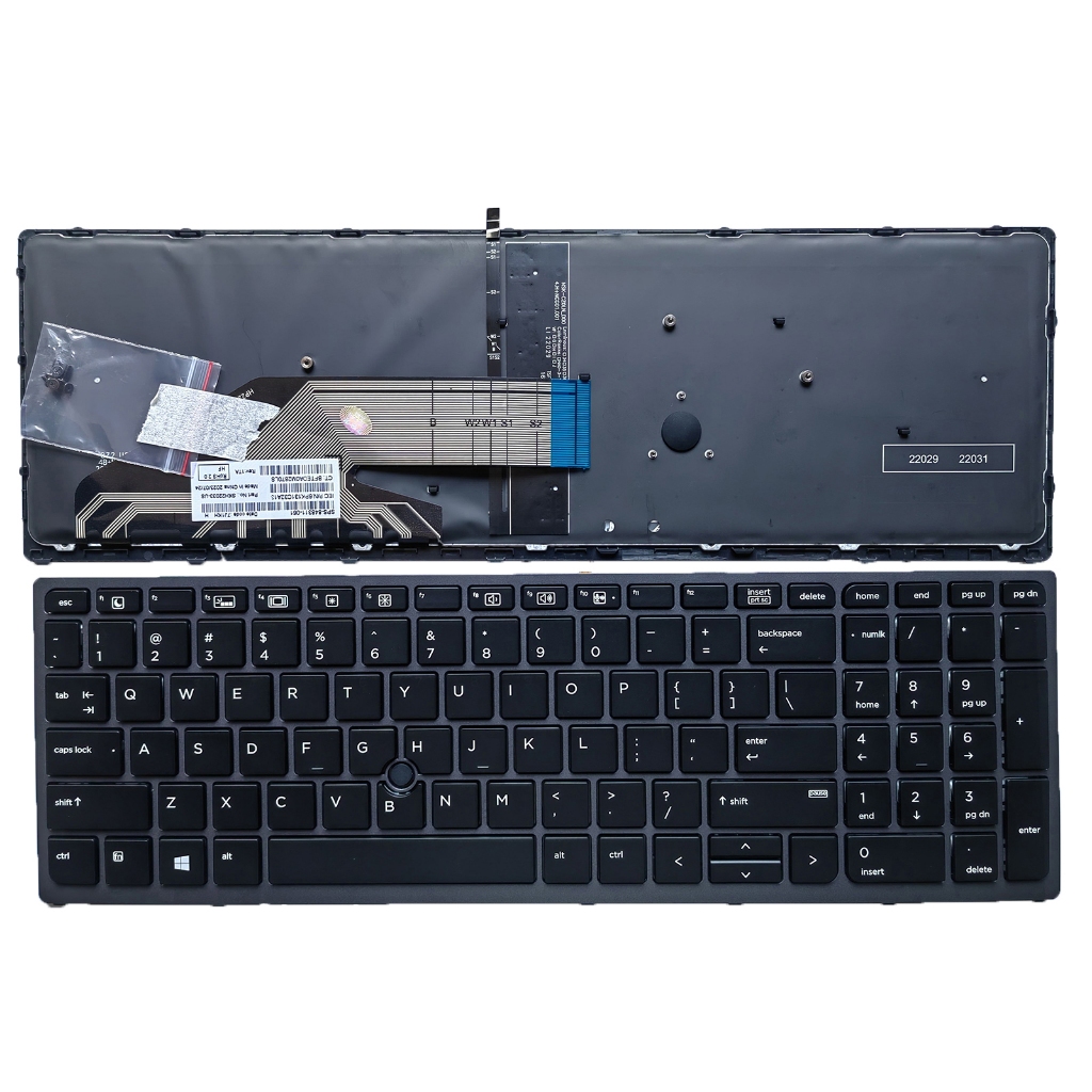 US Keyboard For HP ZBOOK 15 G3 G4 ZBOOK 17 G3 G4 Series 848311-001 ...