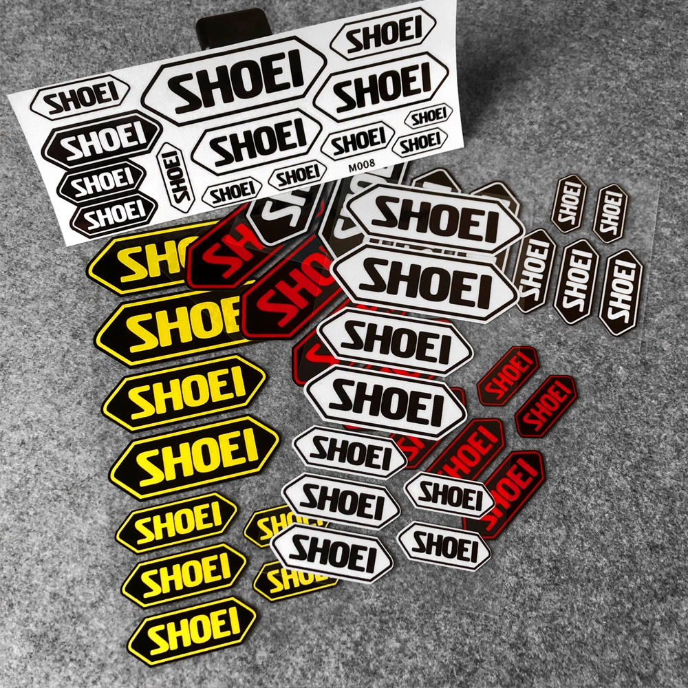 3m Reflective SHOEI Sticker Helmet Sticker Motorcycle Lens Decal MOTO ...