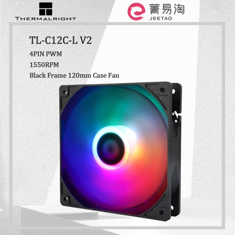 Thermalright TL-C12C-L V2 Case Fan Constant Light Efficiency 12V 4PIN ...