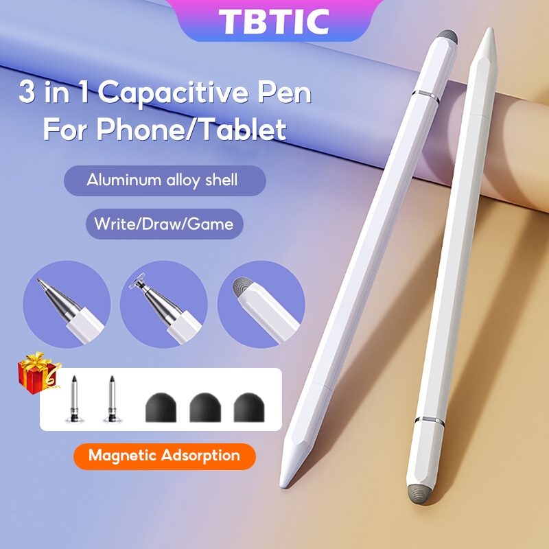 TBTIC Capacitive Stylus Pen For iPad Matepad Phone Android Touch Screen ...