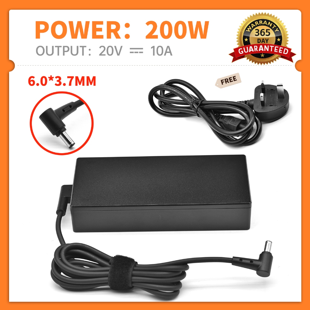 Quality Laptop Charger for Asus 200W 20V 10A ADP-200JB D 0a001-01120100 ...