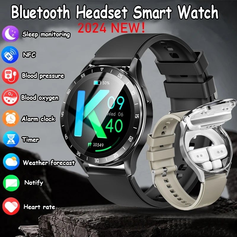 X10 2 in 1 SmartWatch With Earbuds Smartwatch TWS Bluetooth Earphone ...