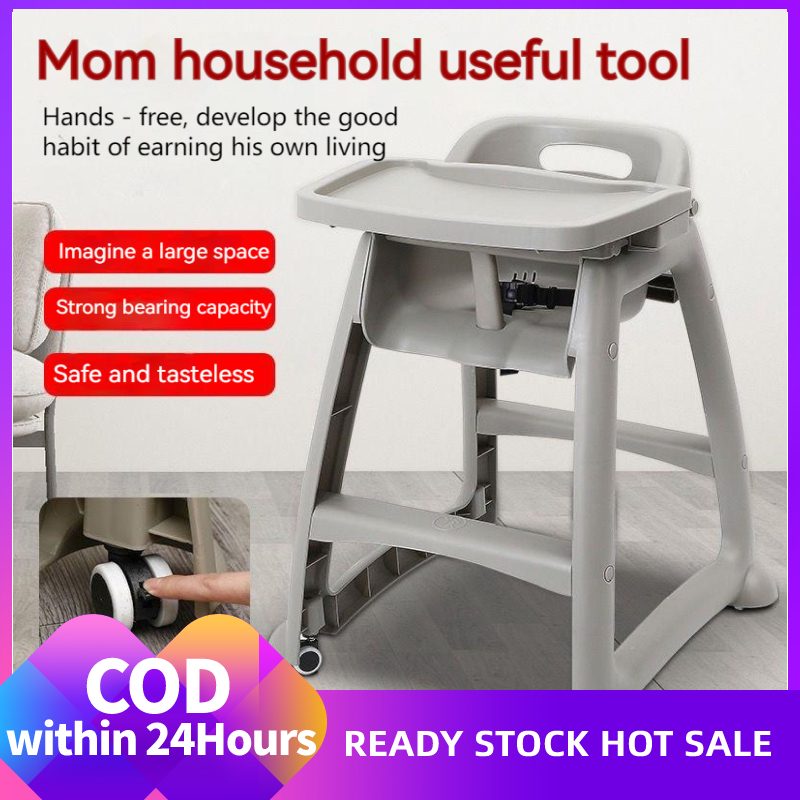 Baby High Chair | Adjustable Height | Removable Legs | Soft ...