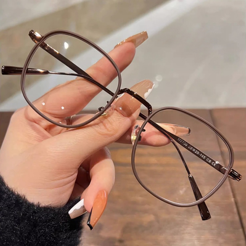 【Grade 0° to -550°】Anti Radiation Glasses Fashion Glasses Men Women ...