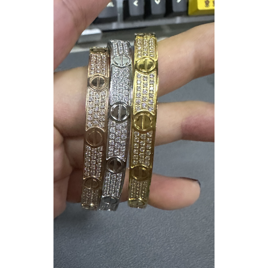 2024 NEW 3 ROWS BRACELETS CAN CHOOSE WITH BOX | Shopee Philippines