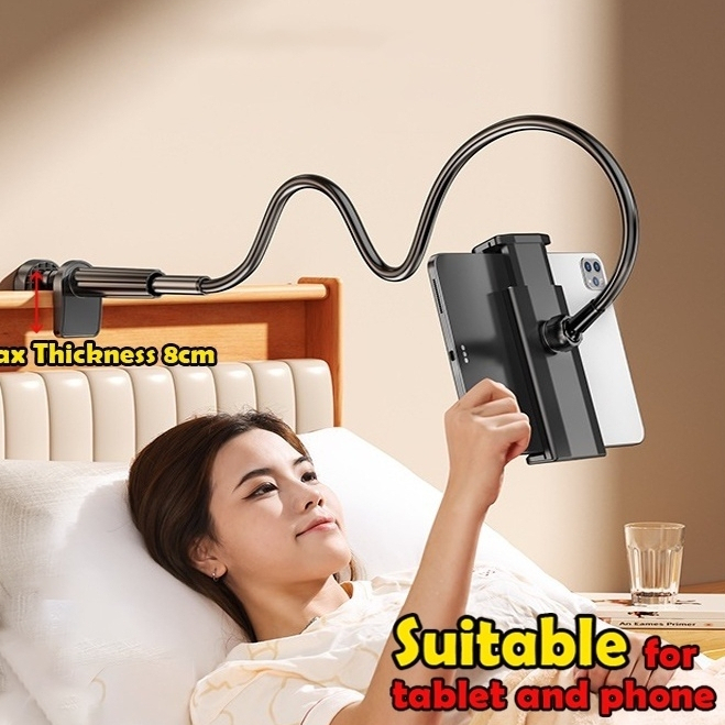 Universal lazy clip stand for mobile phones and tablets 360 degree ...