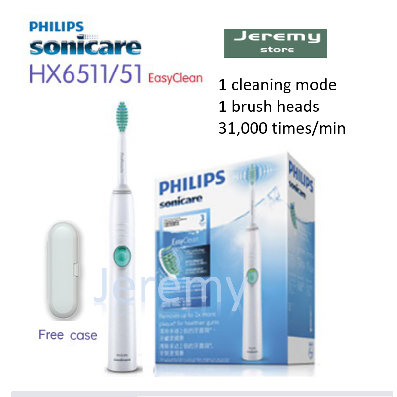Philips Sonicare EasyClean HX6511/51 Sonic Electric Toothbrush ...