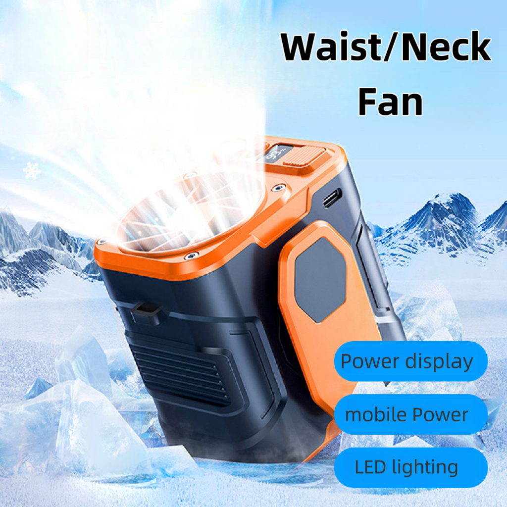 3in1 New Upgrade Mini Fan Mini Camping Fan Portable Mini Waist Fan ...