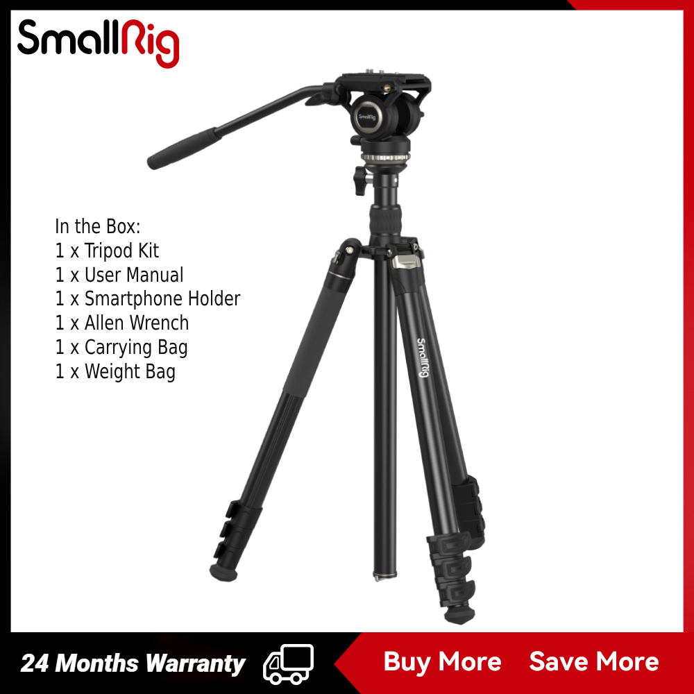 SmallRig Camera Video Tripod Kit CT210 #4475 | Shopee Philippines