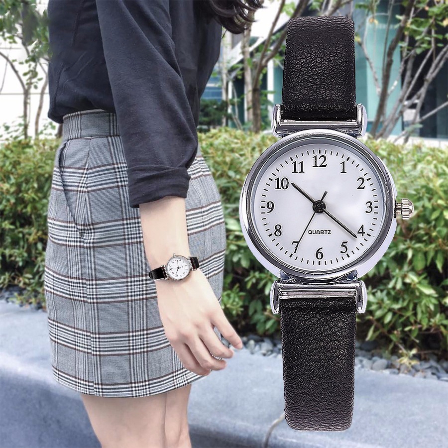 Women Watch Simple Number Watches Small Quartz Waterproof for Woman ...