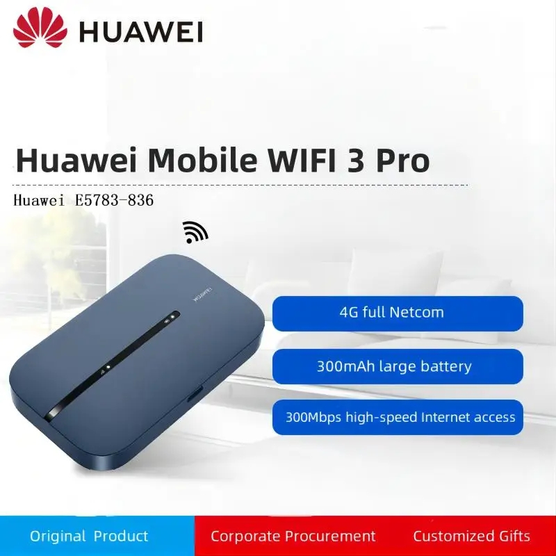 Unlock Huawei Mobile WiFi 3 Pro Router E5783-836 pocket wifi router 4G LTE Cat7 mobile hotspot ...
