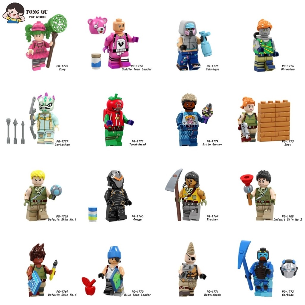Game Minifigures Fortnite Building Block Doll Collection Gift mini ...
