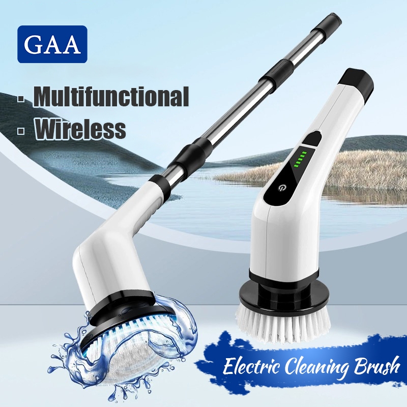 GAA Rechargeable Electric Spin Scrubber 8 in1 Spin Brush Portable ...