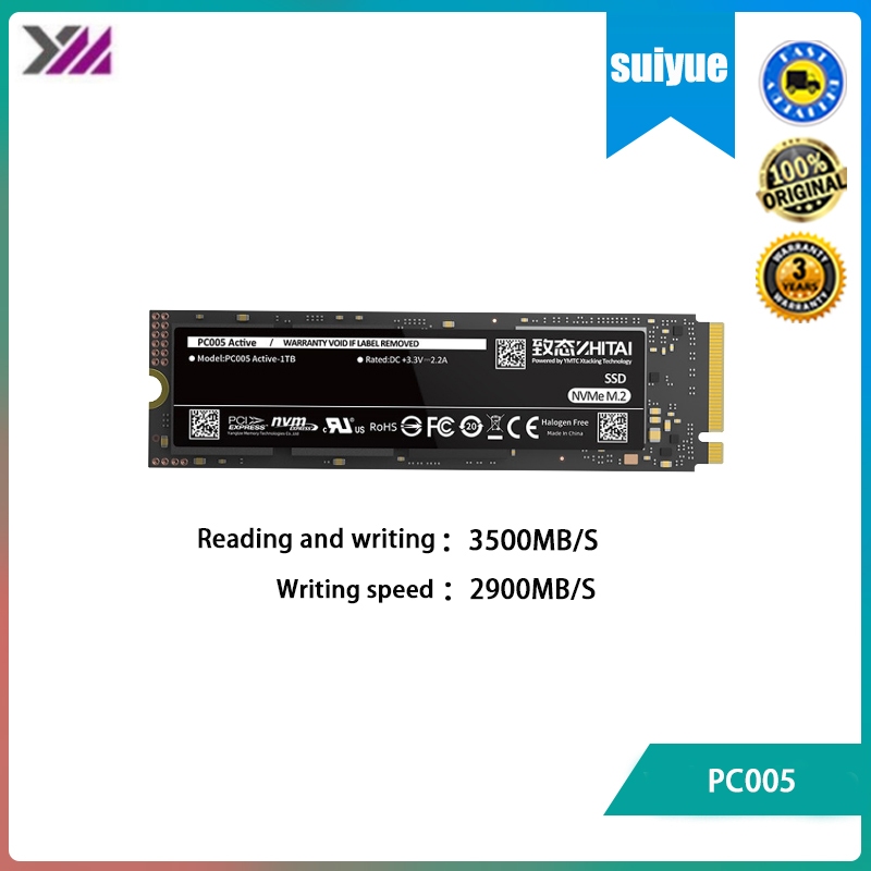 ZHITAI PC005 256GB/512GB Laptop Desktop Solid State Drive SSD | Shopee ...