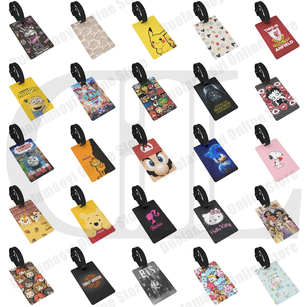 Safe PVC Luggage Tag Suitcase Name ID Card – Chic, Durable Travel ...