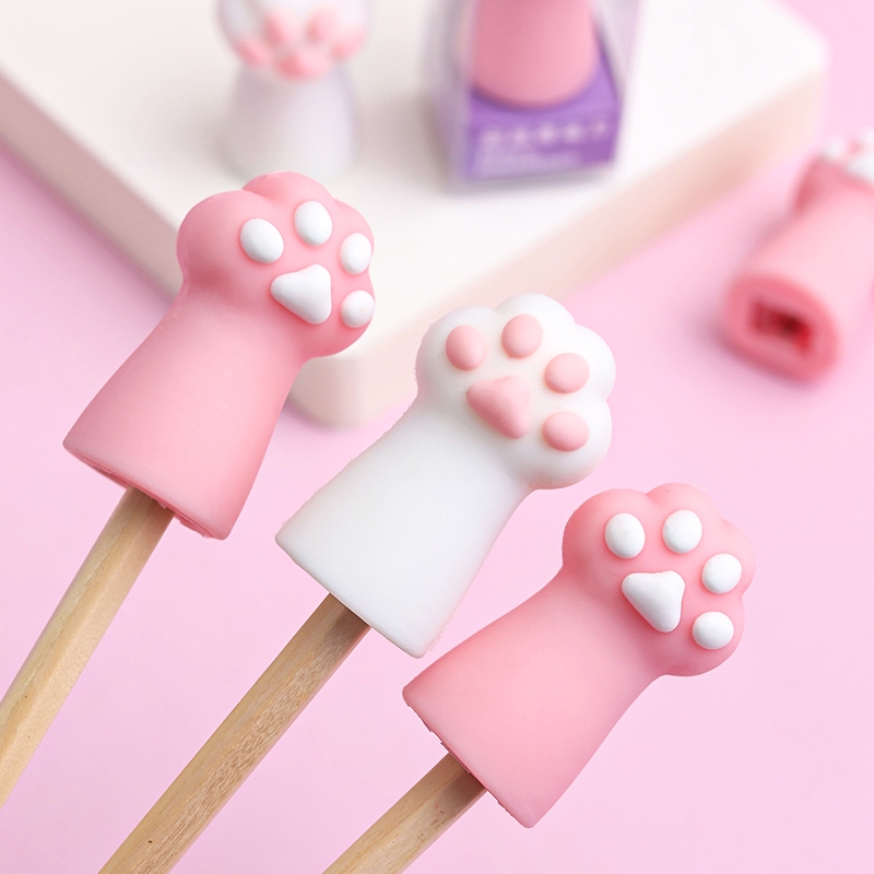 Languo Cat Paw mini pencil sharpener Cat Claw Pencil sharpener cute ...