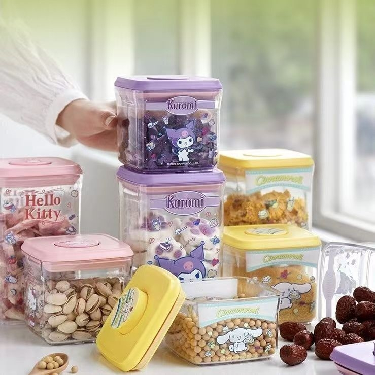 Cartoon Sanrio Hellokitty Kuromi Mymelody Cute Preservation Box