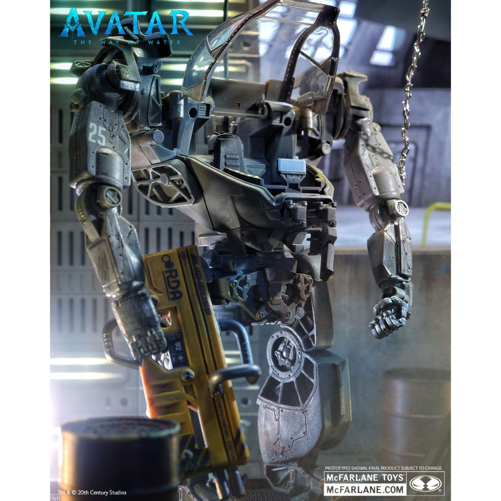 McFarlane Avatar Waterway Colonel Quach AMP Mecha Figure | Shopee ...