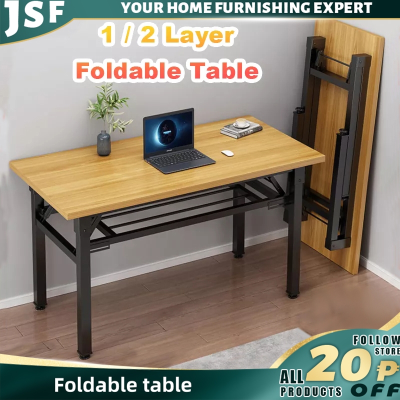 ⭐Ready Stock⭐2 Layer/1 Layer Foldable table Multifunctional folding ...