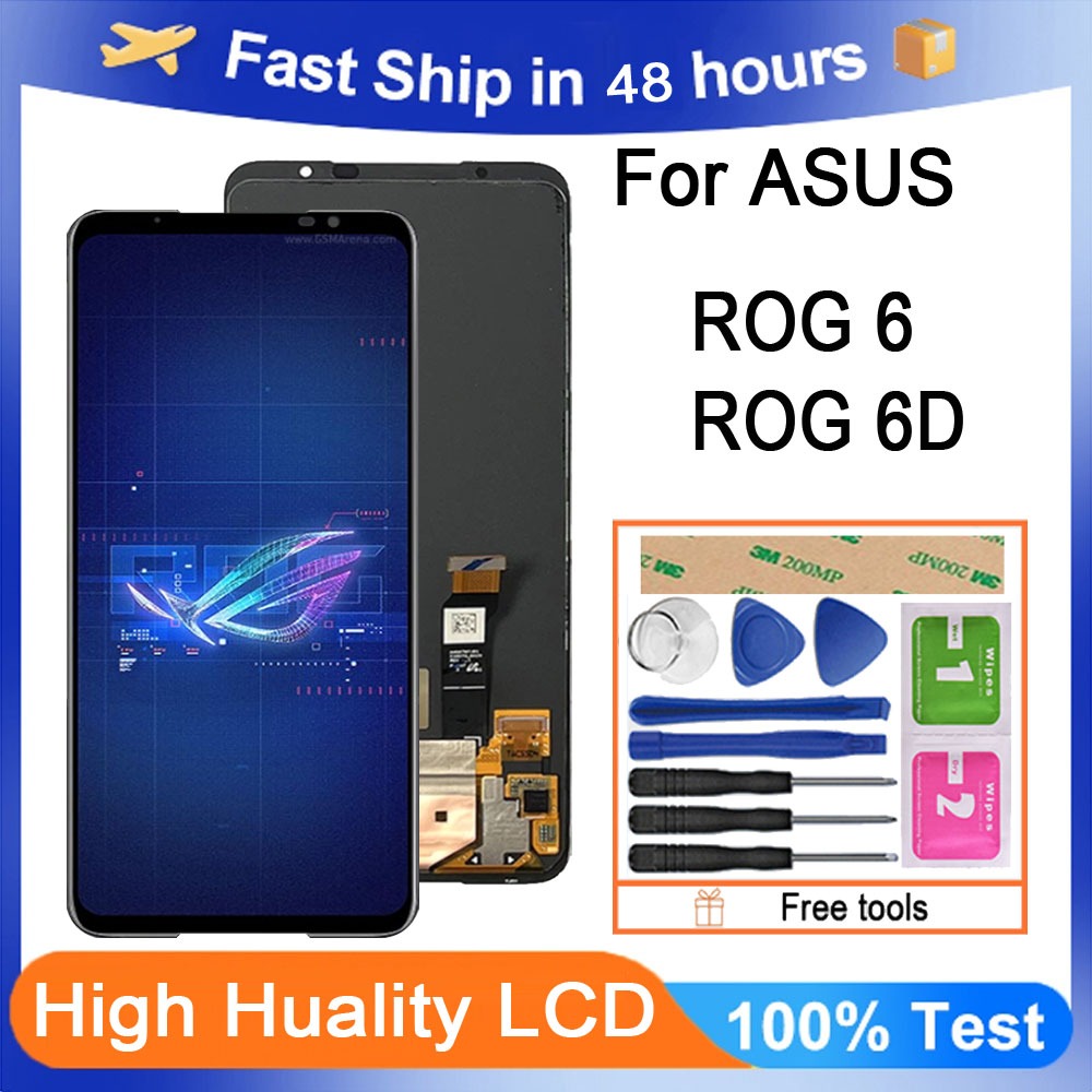 AMOLED For Asus Rog 6 Rog 6D LCD Display Touch Screen Replacement ...