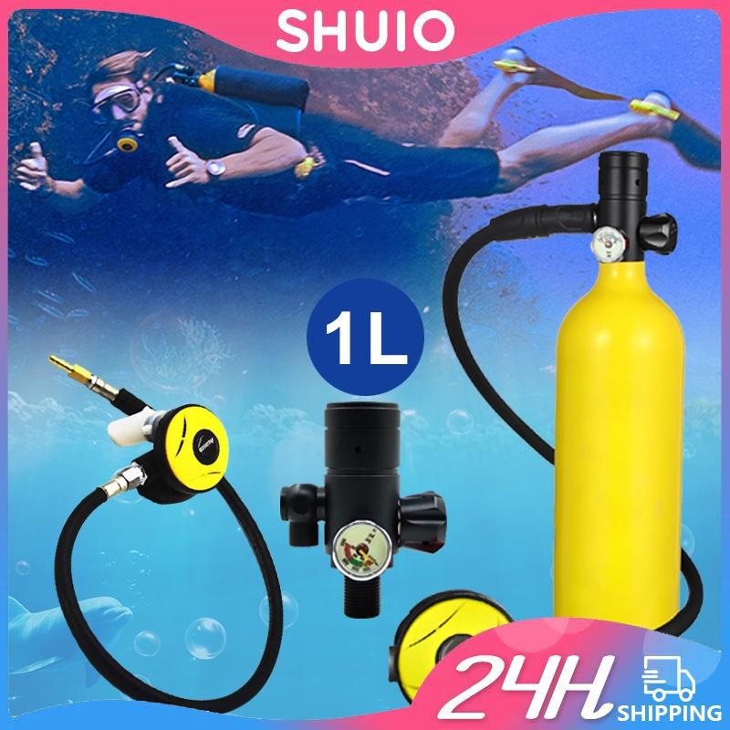 SHUIO Mini Scuba Diving Tank Equipment Dive Cylinder Respirator Oxygen ...