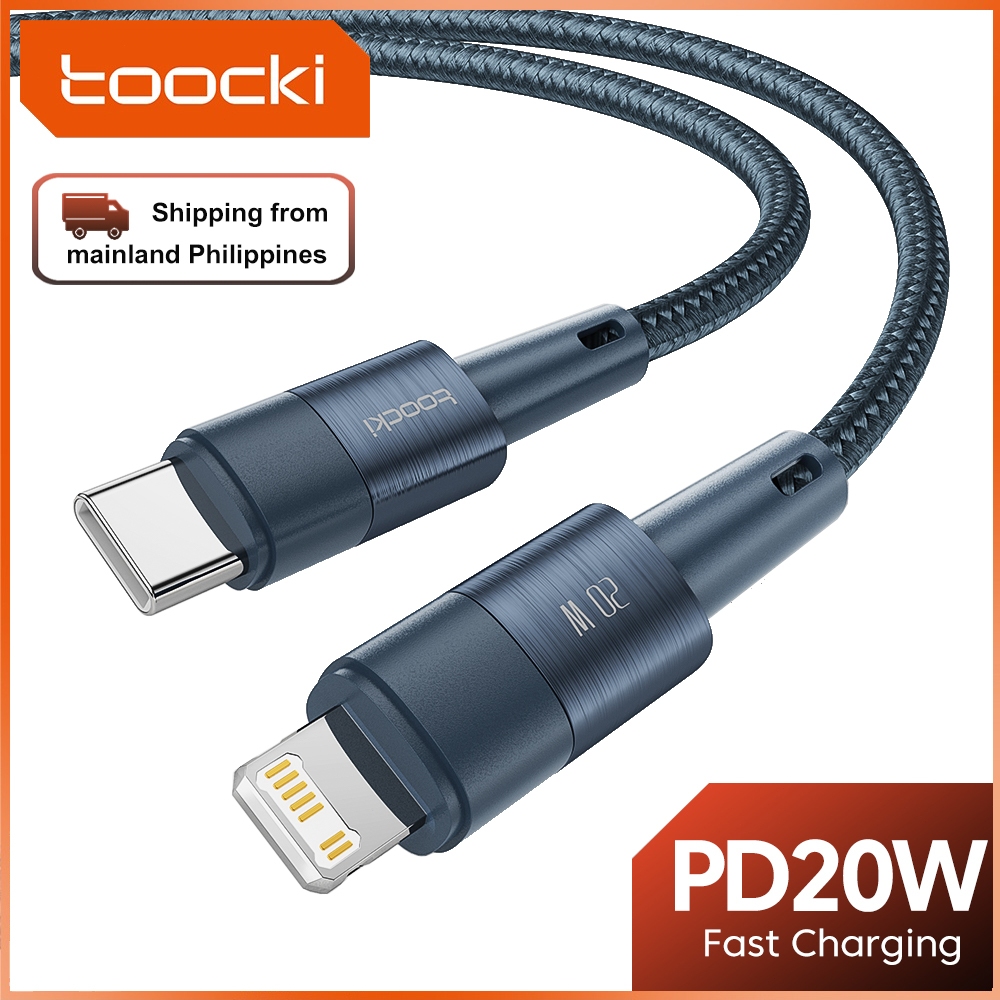 Toocki 20W PD Type C to L Data cable Fast Charging USB IOS Cable for ...