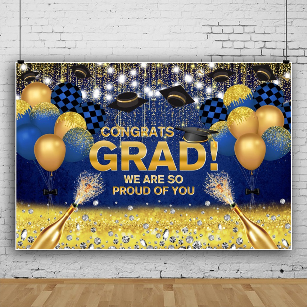 7x5ft Congrats Grad Photography Backdrop We Are So Proud of You ...
