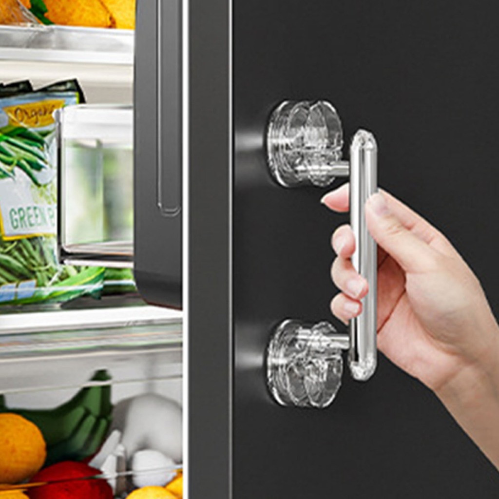 ready stock Suction Cup Diamond Door Handle Handle Wardrobe Door Handle ...