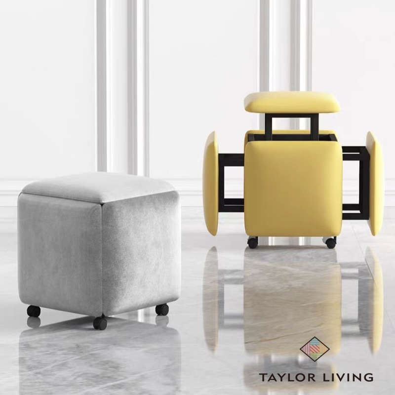 TAYLOR LIVING Multifunctional Combination Storage Stool Simple Five-in ...