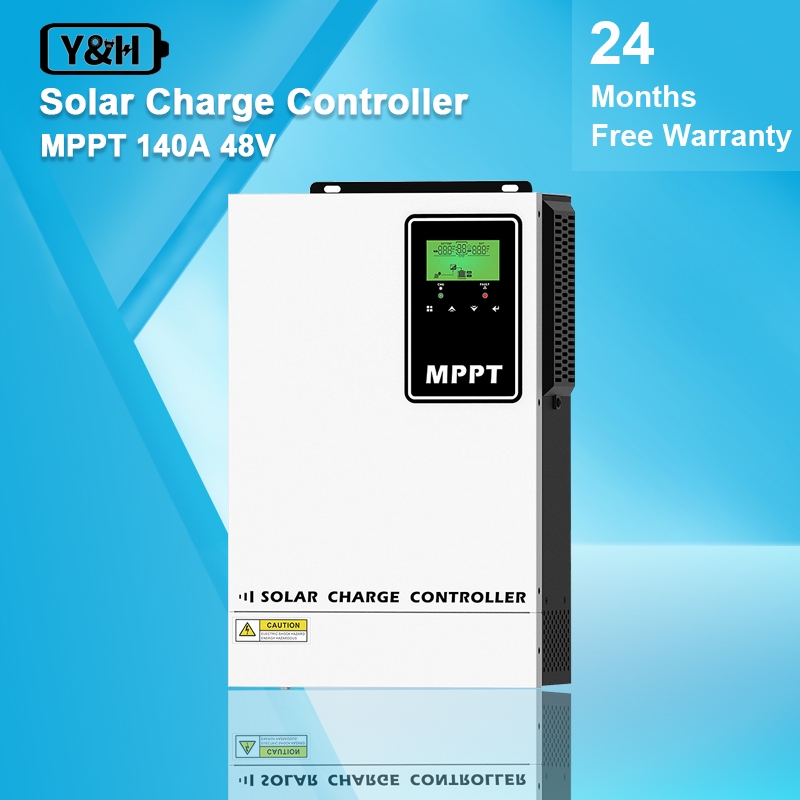 Y&H 140A MPPT Solar Charge Controller 48V Battery Regulator with LCD ...