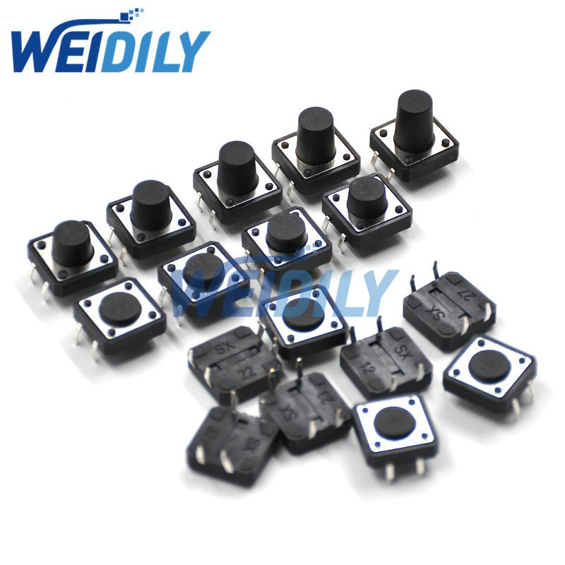 20PCS PCB Tactile Tact Push Button Switch DIP 4Pin Micro Switches ...