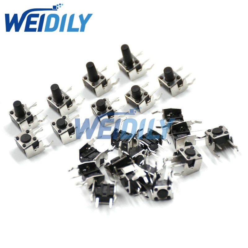 20PCS Momentary Tactile Tact Switches Push Button Switch Right Angle ...