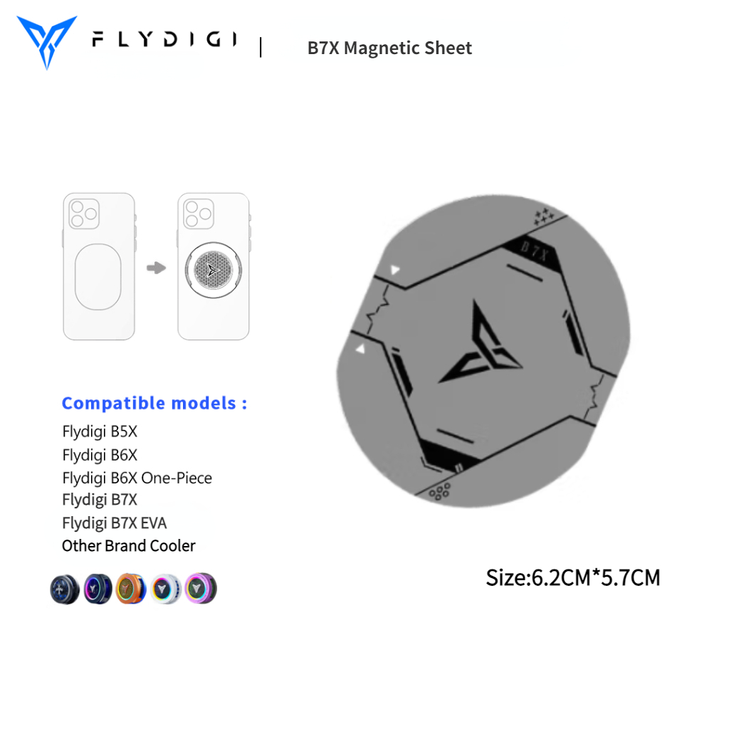 Flydigi Magnetic Metal Plate Universal Iron Sheet Magnet Phone Holder ...