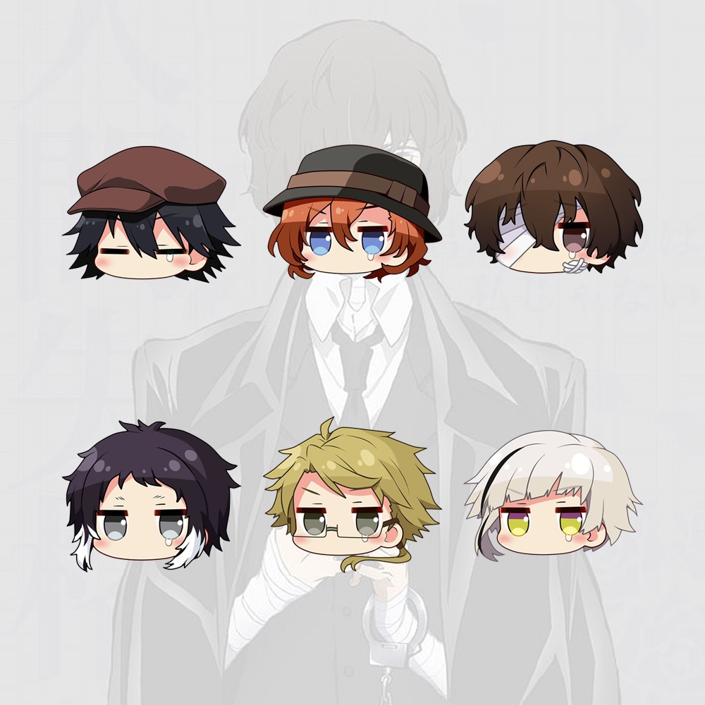 Acrylic Brooch Bungo Stray Dogs Cartoon Anime Creative Cute Badge ...
