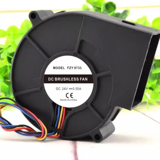 24V 0.55A DC BRUSHLESS Fan Model FZY9733 brushless silent centrifugal ...