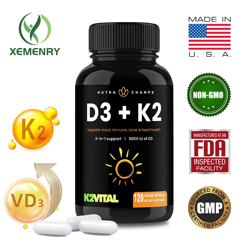 Vitamin D3+K2 Joint Support - Dietary Capsules -30/60/102 Capsules ...