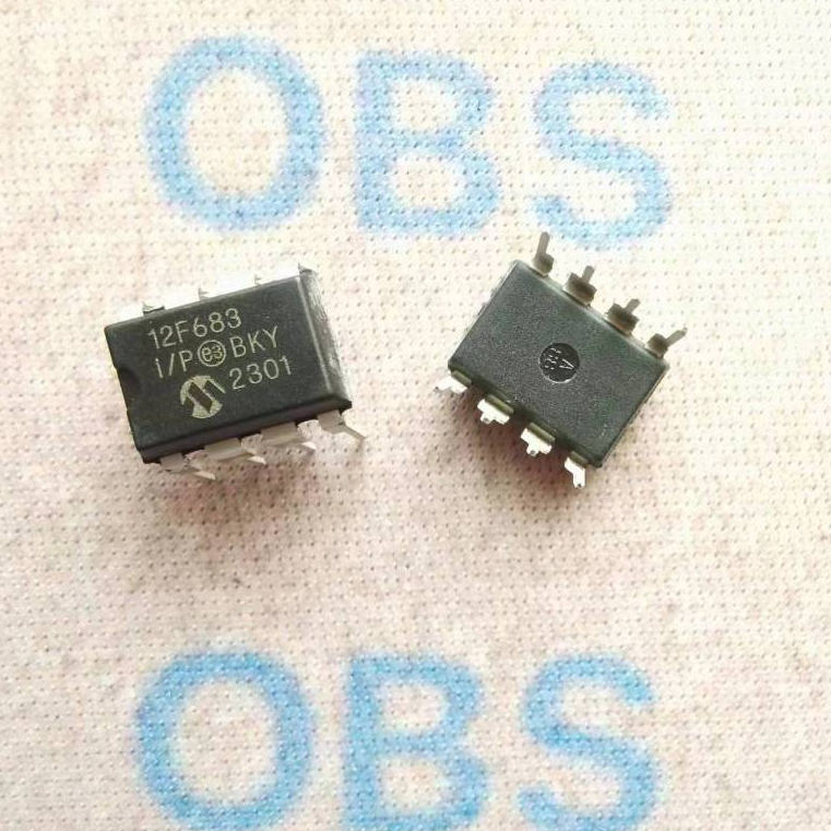 ((5pcs) Pic12f683-i/p Brand New Original DIP8 PIC12F683 12F683 8-Bit ...
